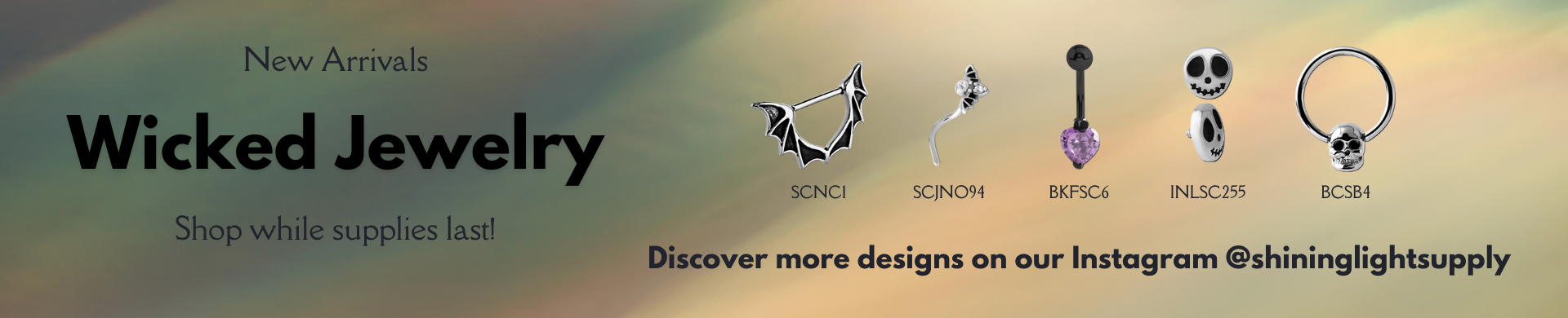 Wholesale Body Jewelry & Tattoo Supply | ShiningLight Piercing California